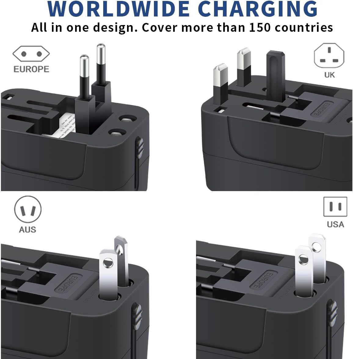 Power On-the-Go: Reliable Travel Solutions with travel adapter ...