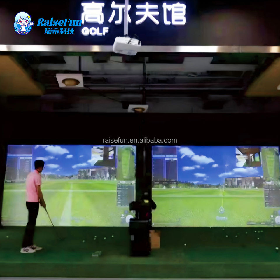 RaiseFun Professional New Trend Golf Simulator Indoor Projection Sports ...