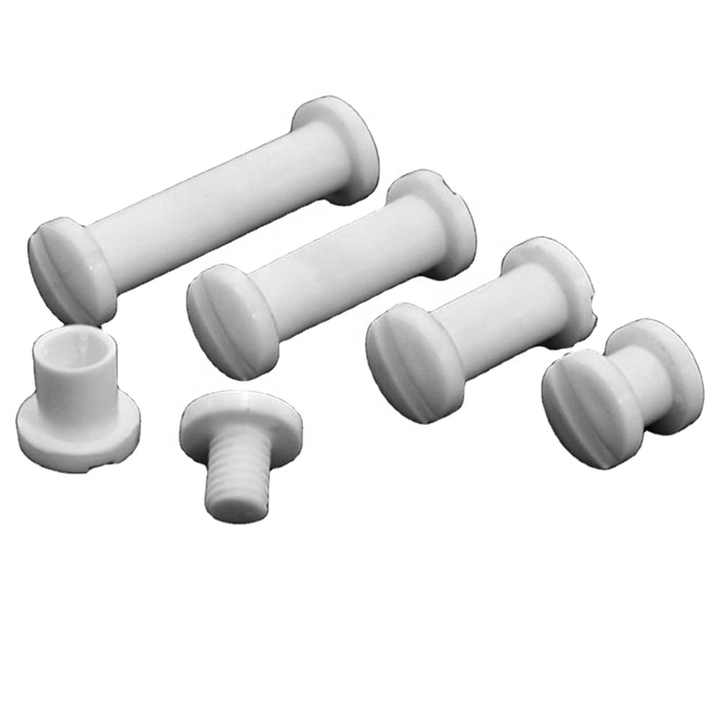 White Black Plastic Snap Clips - Book Binding Solutions