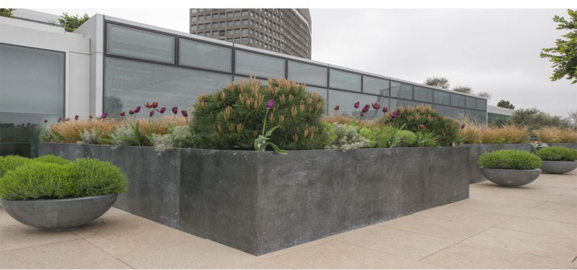 Modern Fiberglass Planter Boxes - Durable & Stylish Solutions