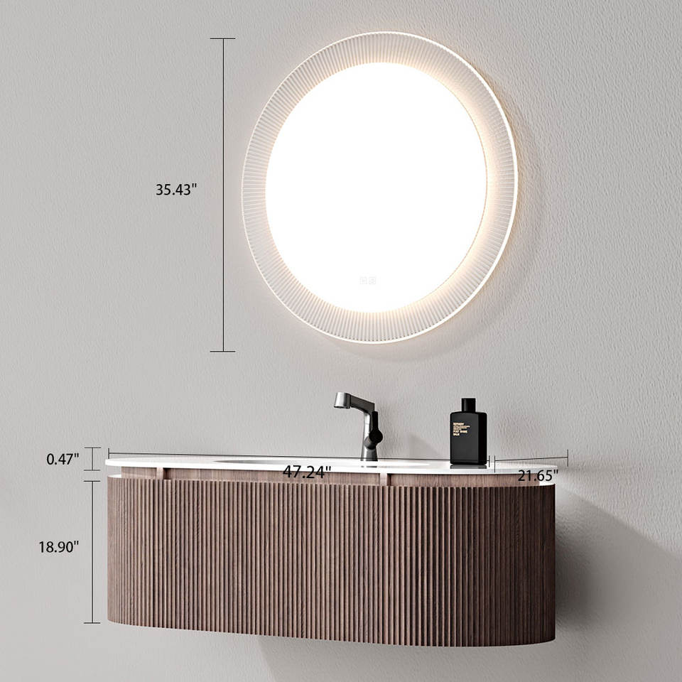 Brown Washroom Vanity Directly Modern Wholesale Waterproof Bathroom ...