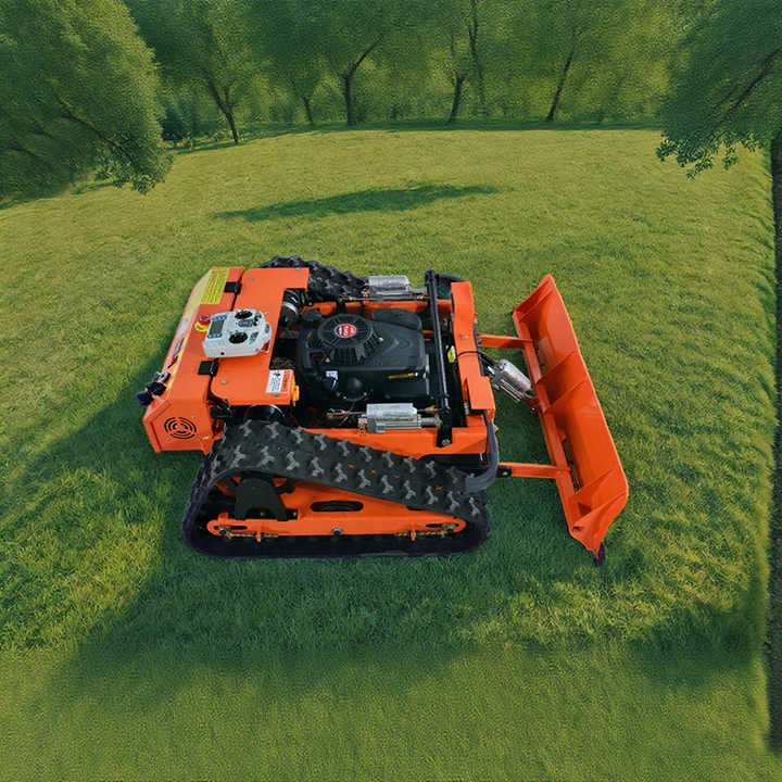 customers request lawn Engine diesel Powered Grass Cutting Robotic ...