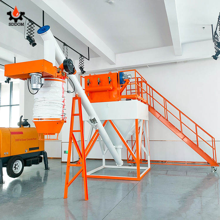 Mobile 3m³ Cement Silo with Screw Conveyor for Rapid Loading & Bulk Bag ...