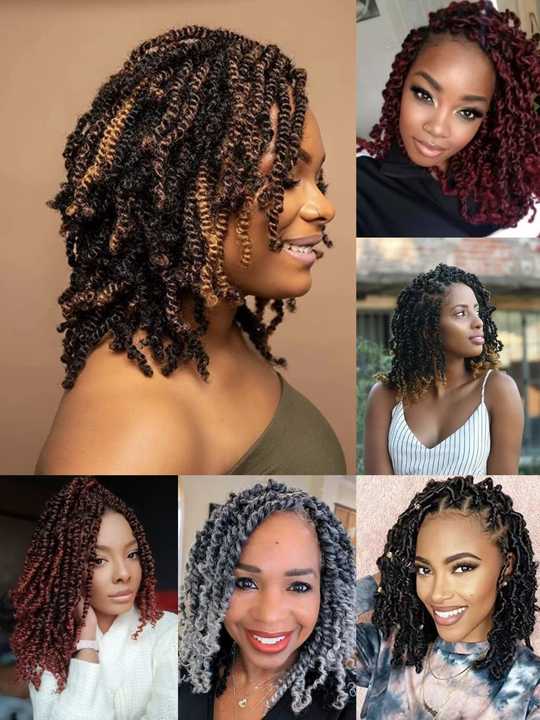 Ombre Marley Braiding Hair Crochet Braid Spring Twist Hai Pre Looped ...