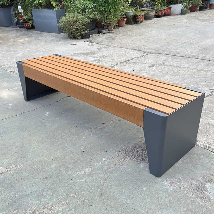 Modern Design Wooden Garden Outdoor Patio Benches for Church Gym Mall ...