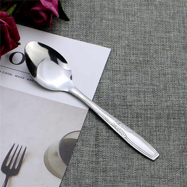 303 Unique Stainless Steel Spoon Long Serving Spoons Honey Spoon ...