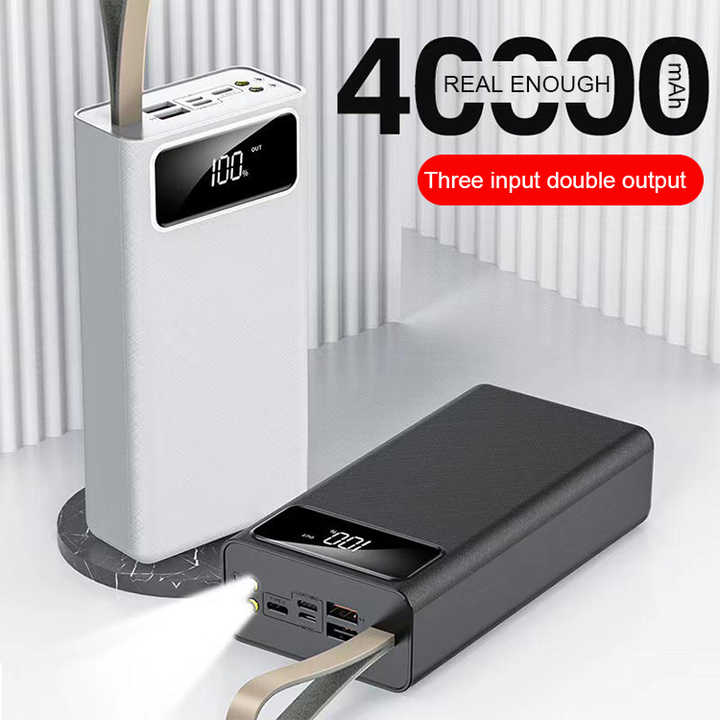 Factory Price Newest Digital Display Power Bank Large Capacity Charging ...