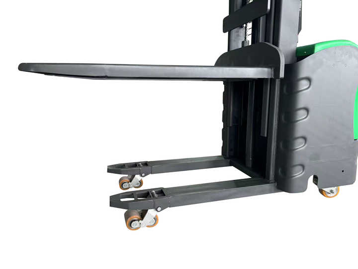 Newly designed double pallet electric stacker truck with 1.5T hydraulic ...