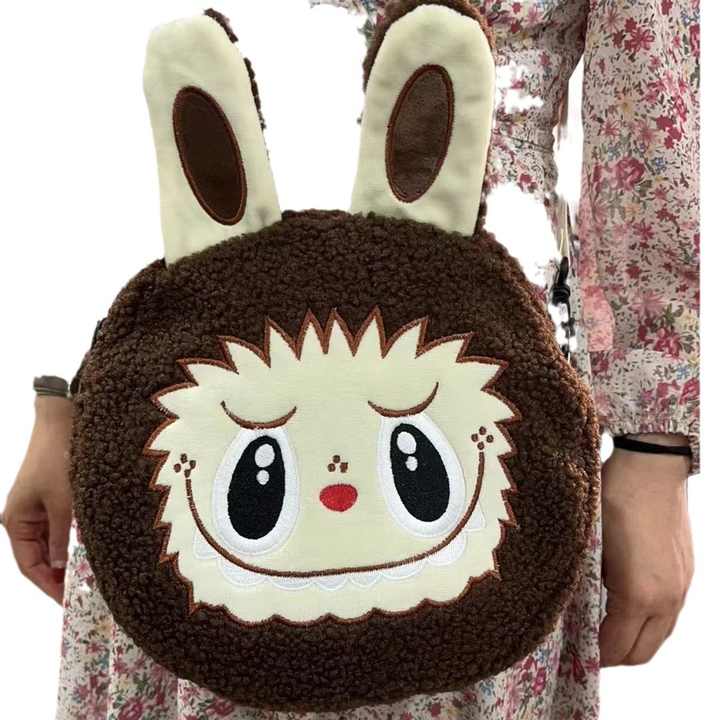 Cartoon Labubu Plush Bags Kawaii Anime Labubu Cute Casual Student ...