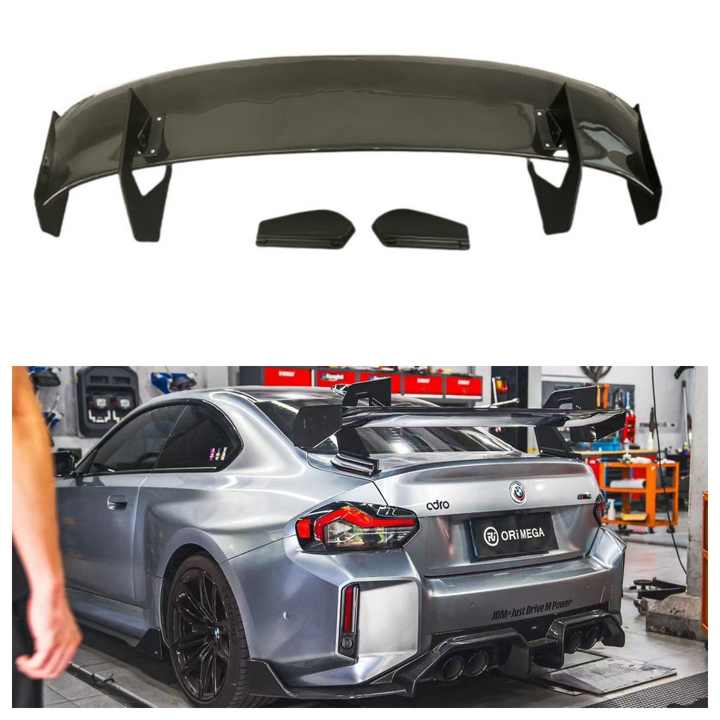 Dry Carbon Fiber GT4 Style Spoiler for G80 M3 GT4 Track Racing Wing ...