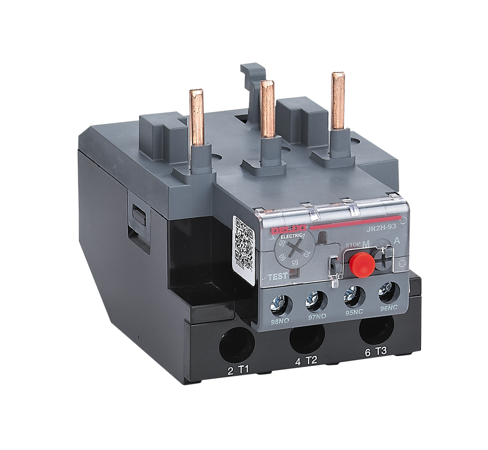 Delixi JR2H Miniature Epoxy Encapsulated 25A 38A 93A Thermal Relay ...