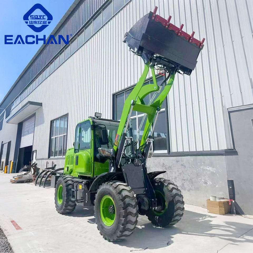 EACHAN Popular CE EPA Wheel Loader All Terrain Cargo Handling Mining ...