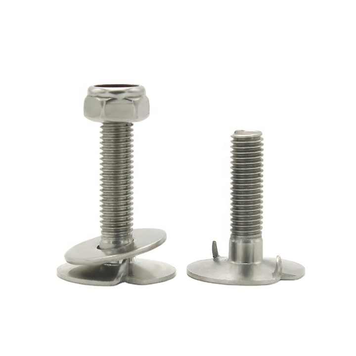 Elevator Bucket Bolt Din15237 Belt Screw Fanged Elevator Bolt and Nut for Bucket Elevator 2 ...