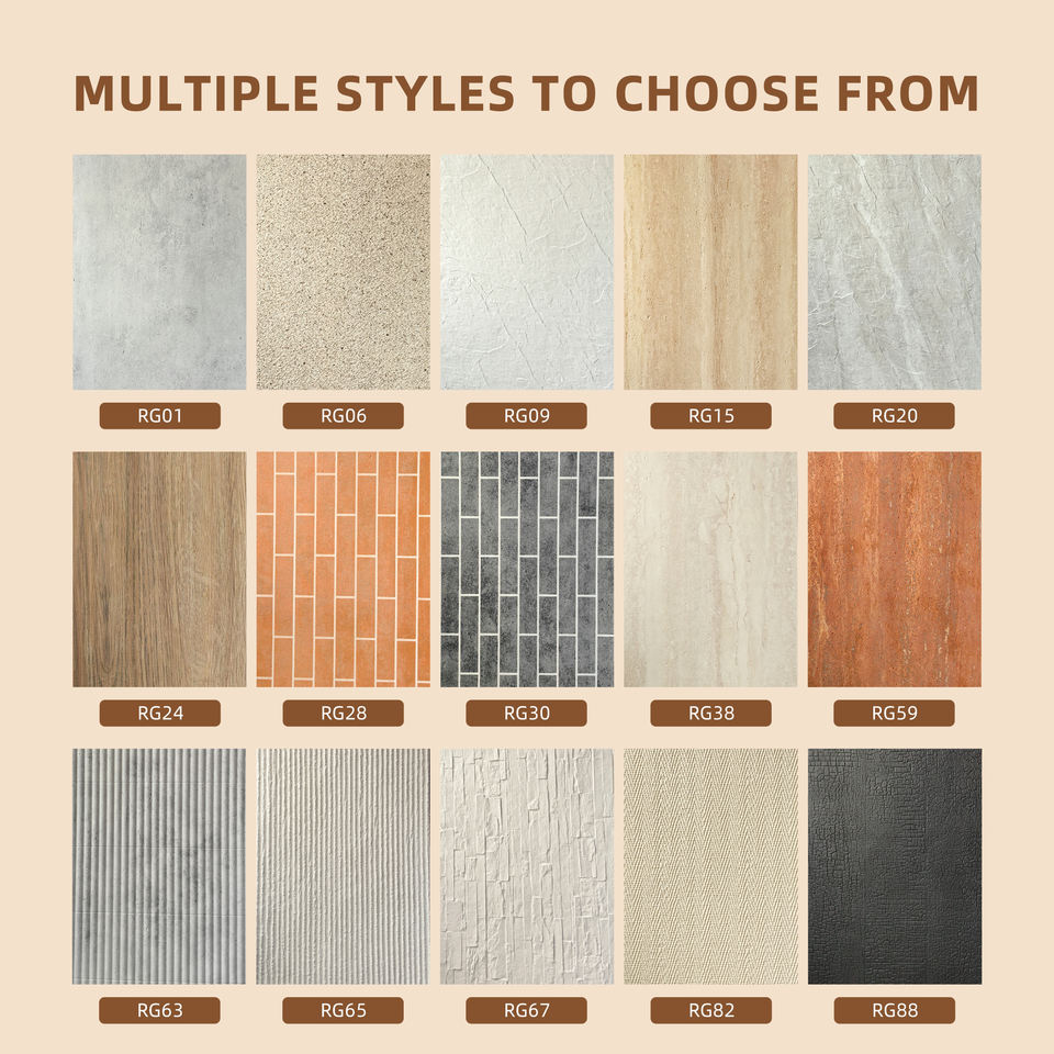 3D Printed Roman Travertine Wall Panels for 600 X 1200mm Soft Flexible ...