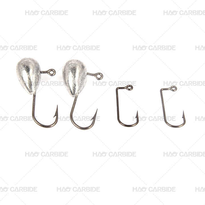 Tungsten drop ice jig Unpainted Welding Jig Head Without Hook DIY for ...