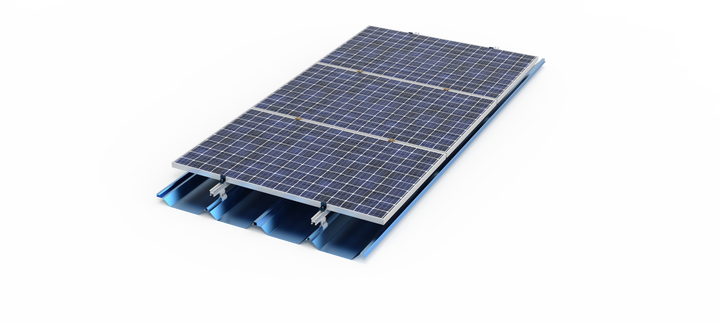 Trapezoidal Roof Mounting Pv Top Metal Tin Roof Clamp for Solar Panel ...