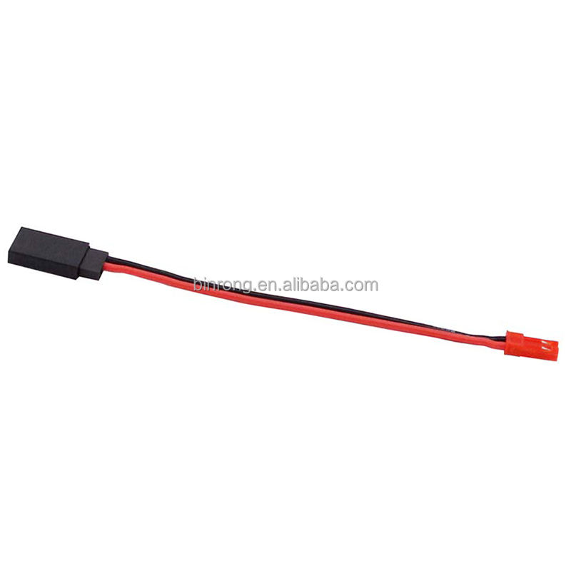 JST Male to JR Futaba Female Servo Connector Plug Adapter Cable 20AWG ...