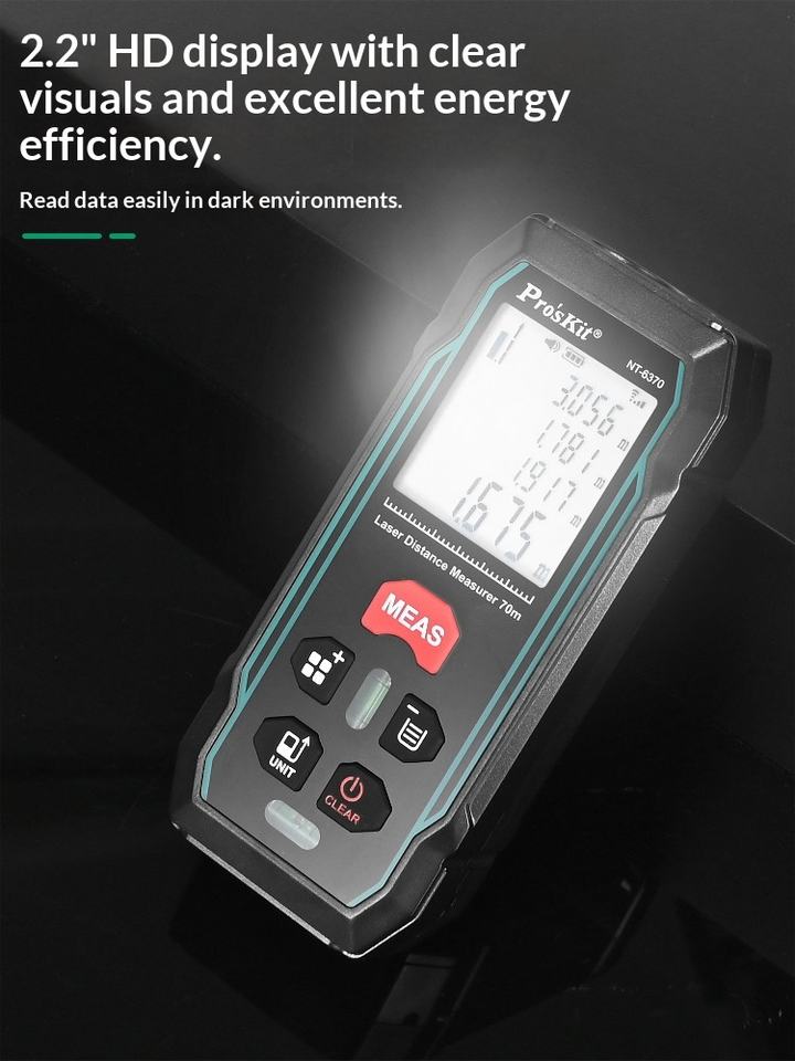 Pro'sKit Baogong NT-6370 Laser Rangefinder Infrared Millimeter-Level ...