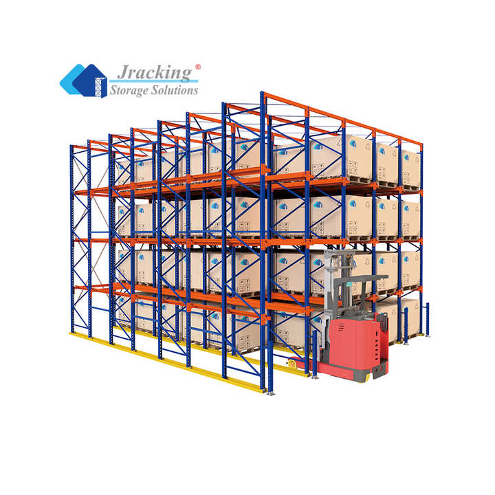 Jracking high density cold storage pallet rack forklift drive in for ...