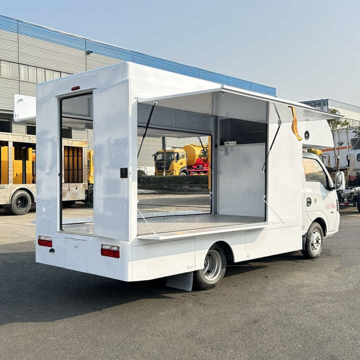 Dongfeng New Mini Mobile Sales Van for Sale Automatic Euro 6 Emission ...