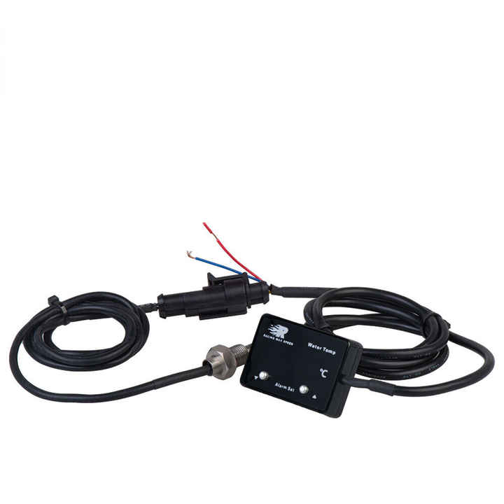 12V DC Auto Digital Water Temp Meter - Red Display Gauge