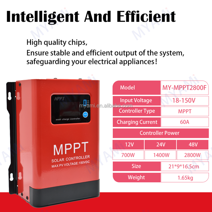 Myami MPPT Solar Charge Controller - Efficient Power Management