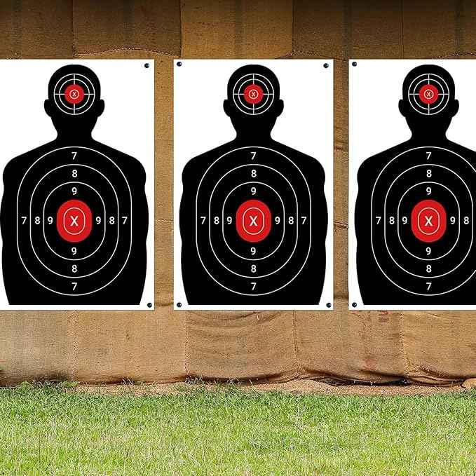 Shooting Targets for Range Bulk Silhouette Shooting Paper Range Targets ...