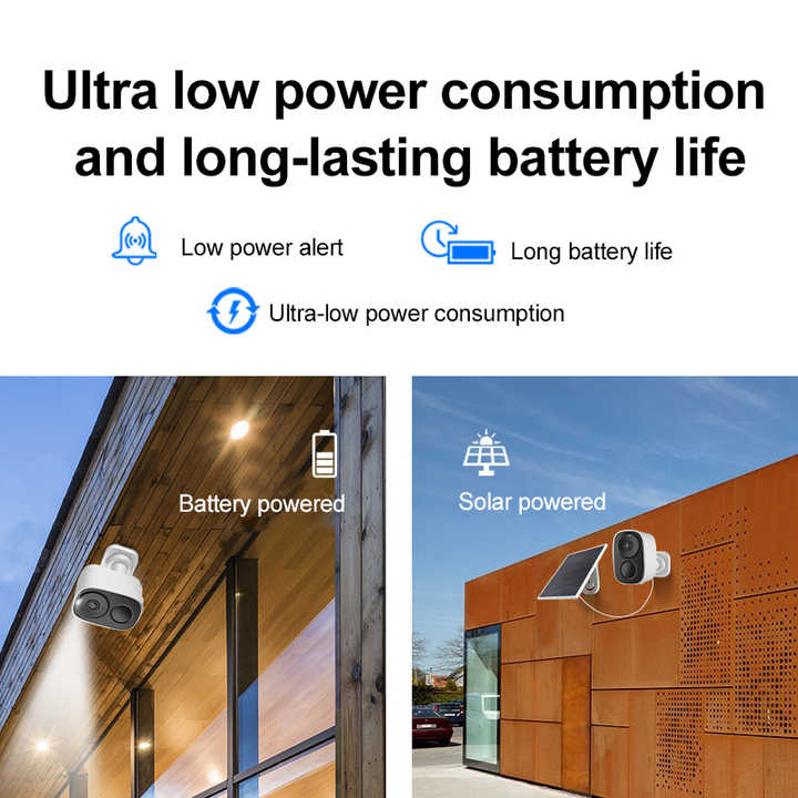 5000mah Waterproof Smart Ai Iot Wifi Security Camera Cloud Recording ...