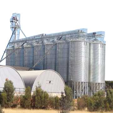 2000t High-quality Galvanized Hopper Bottom Grain Steel Silo Bins With ...
