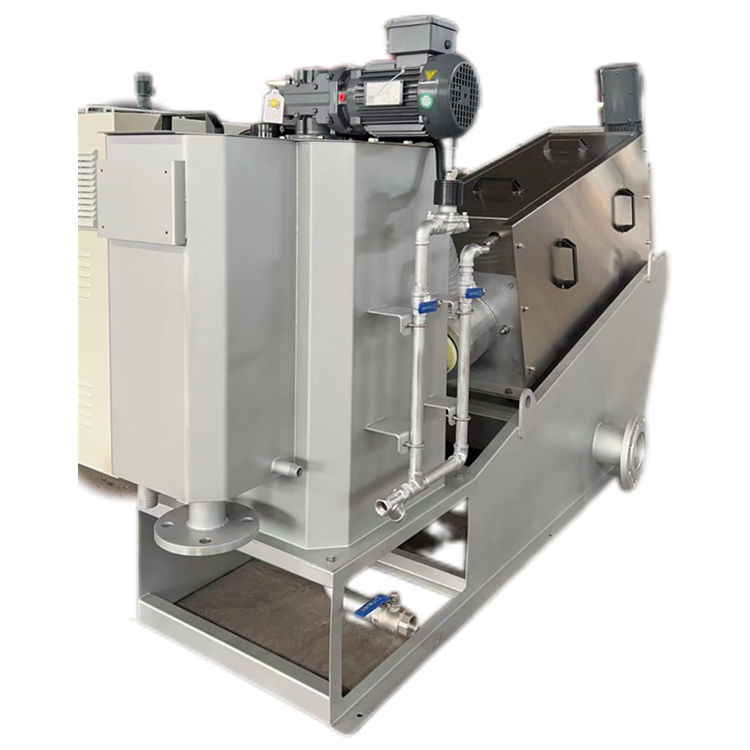 Sewage Solid Liquid Separator Volute Multi Disk Sludge Dewatering Screw ...