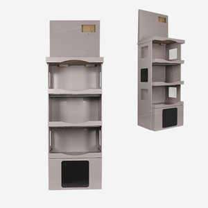 Buy Freestanding cardboard coffee shop standee display stand with ...
