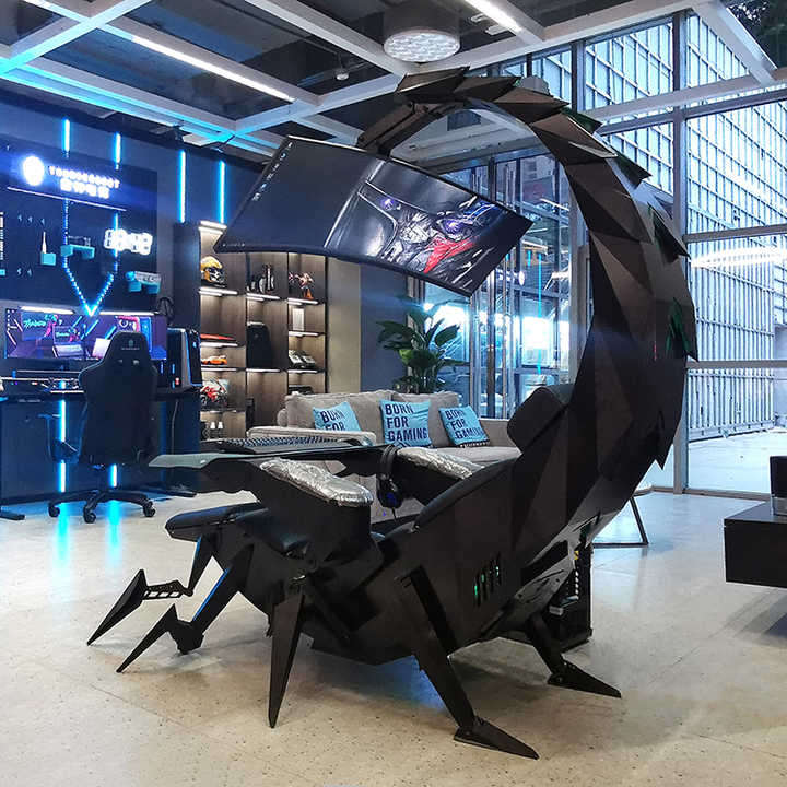 Ergonomics Iw-SK Scorpion Gaming Cockpit Zero Gravity Workstation for ...