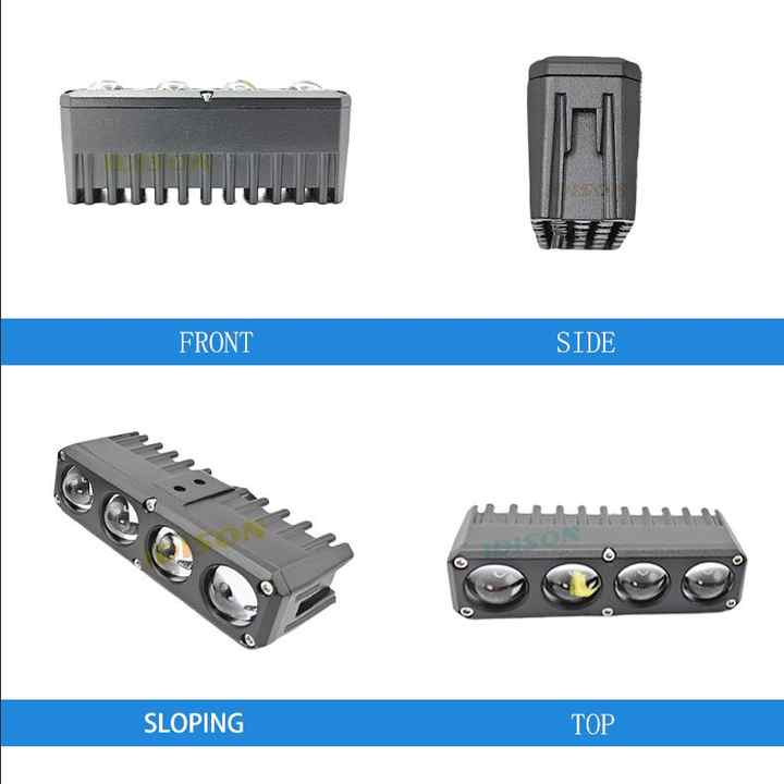 IDISON GS4 Factory Sale Four Eyed Grille Spotlights Headlights 40W ...