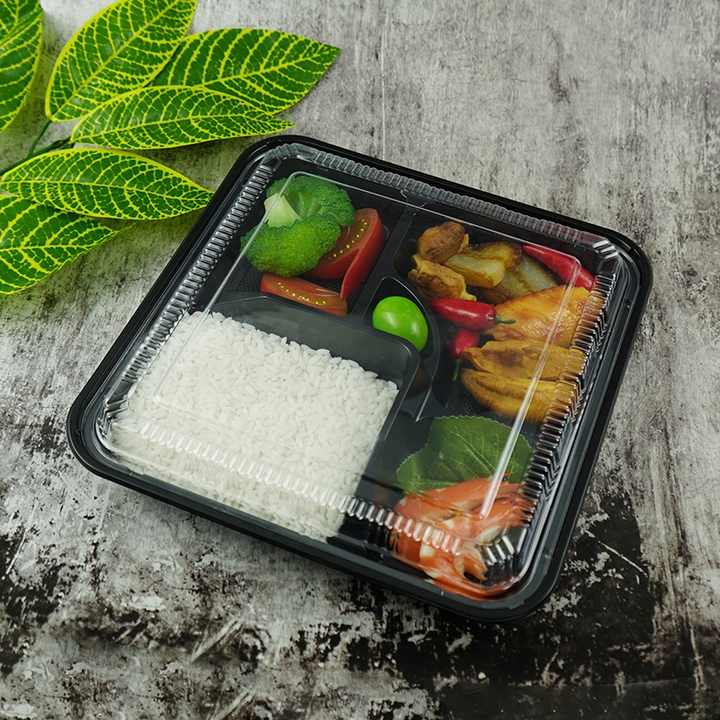 Wholesale 5 Compartment Plastic Meal Prep Containers