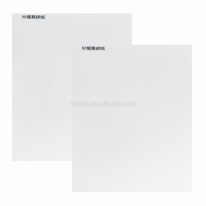 Manufacturers Price White Waterproof and Oil-resistant Layered Fragile ...
