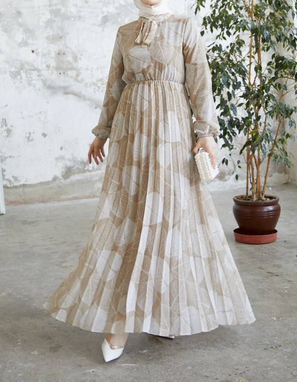 Vintage Muslim Printed Dress Women's Spring Sundress 2022 Casual Long ...