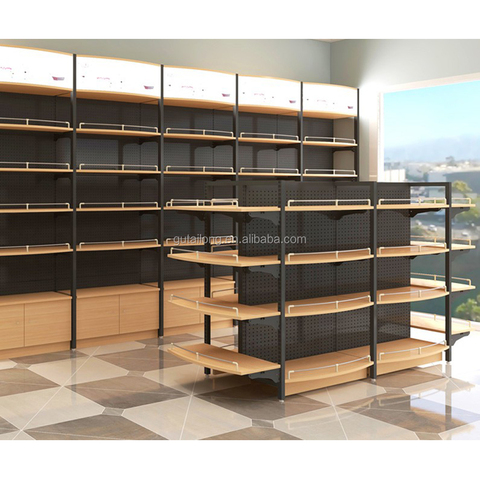 Modern retail shop gondola shelving system grocery store display units ...