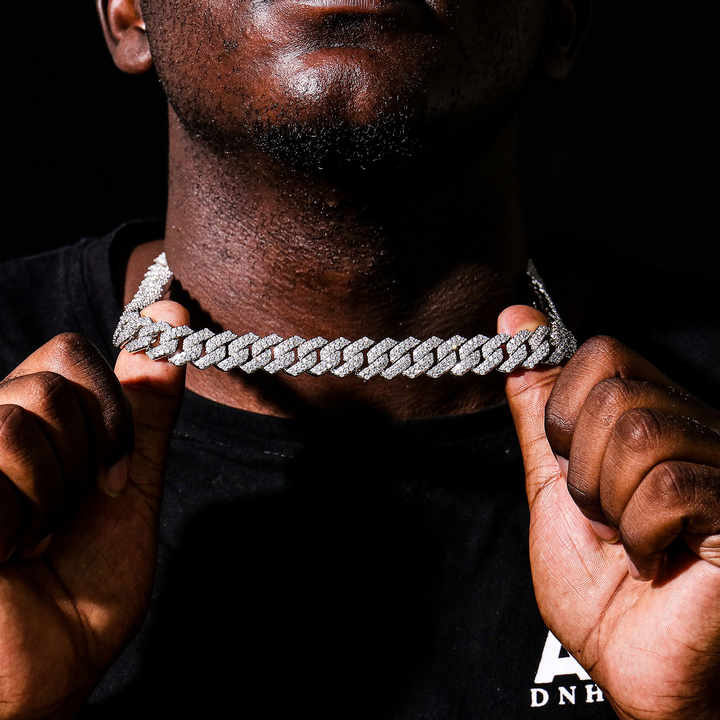 Wholesale 12MM Heavy Cuban Chain Custom Hip Hop Iced Out Jewelry ...