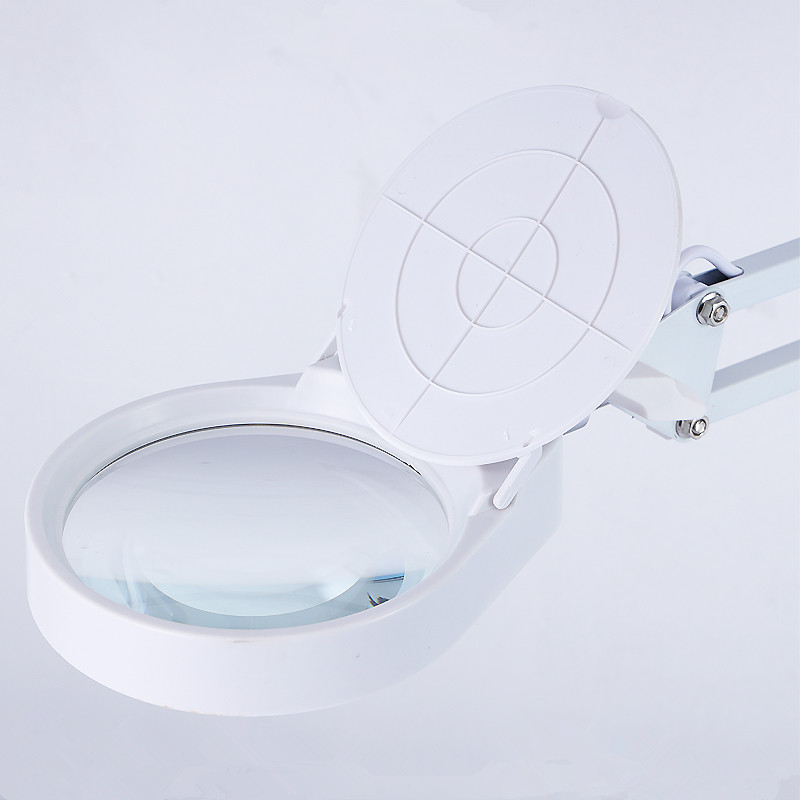 Loupe optique,Loupe avec lumière et support, lentille en verre ...