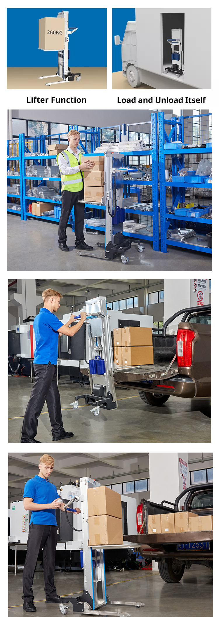 Ev Battery Lift Smant Fortlieft Self Truck Separt Forklift Lifting ...