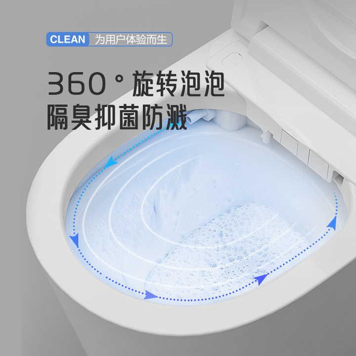 Floor Mounted Automatic Self Cleaning Intelligent Commode Toilet Bowl ...