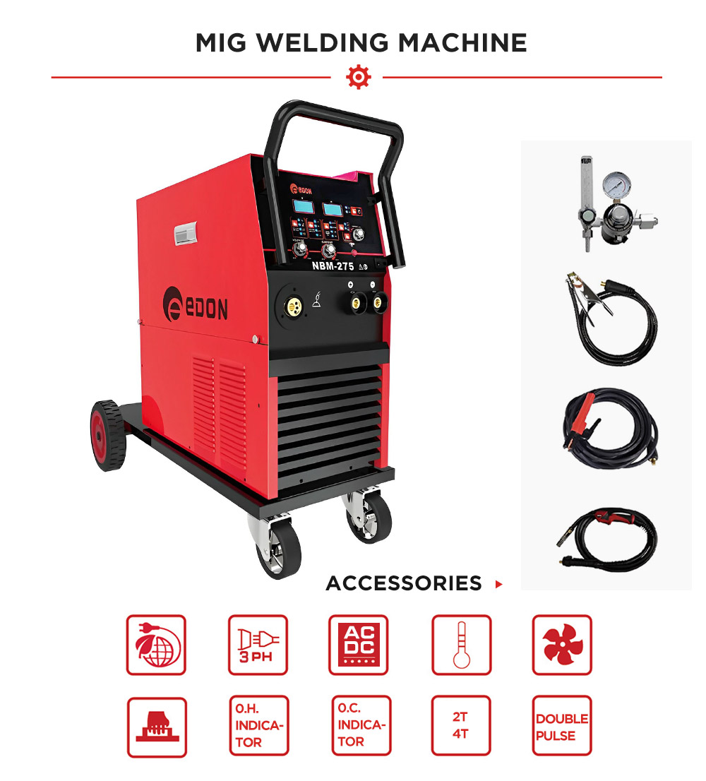 Máy Hàn Biến Tần Nhôm Edon Mig Nbm-275 Mig Mag Tig Mma 4 Trong 1 - Buy Aluminum Welder,Mig/mag ...