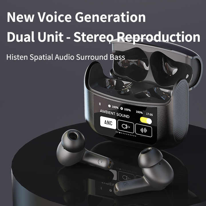 Ai Translater Transparent Headphone TWS Earbuds ANC