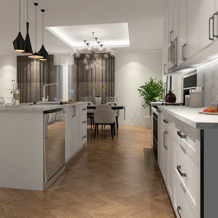 European Style Kitchen Cabinet Designs for Wooden Homes