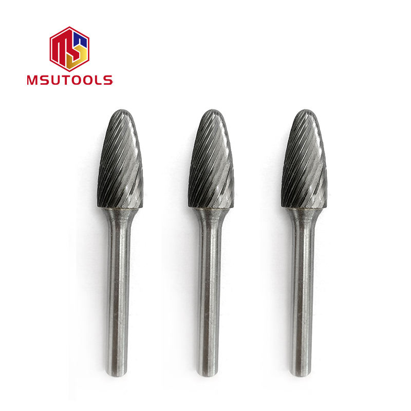 MSU Type-F Grinding Metal Tools Tungsten Carbide Rotary File Solid ...