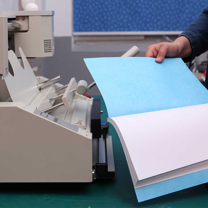 A4 Size Wireless Desktop Semi Automatic Hot Melt Glue Perfect Book Binding Machine