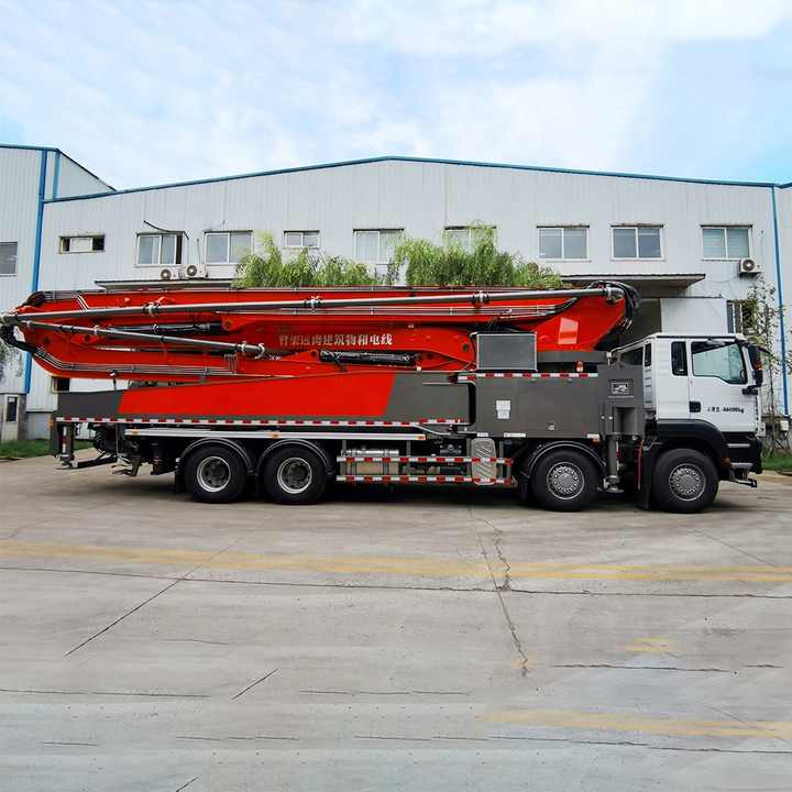 Truck-Mounted Concrete Pump with 34M Boom Small Size Concrete Pump ...