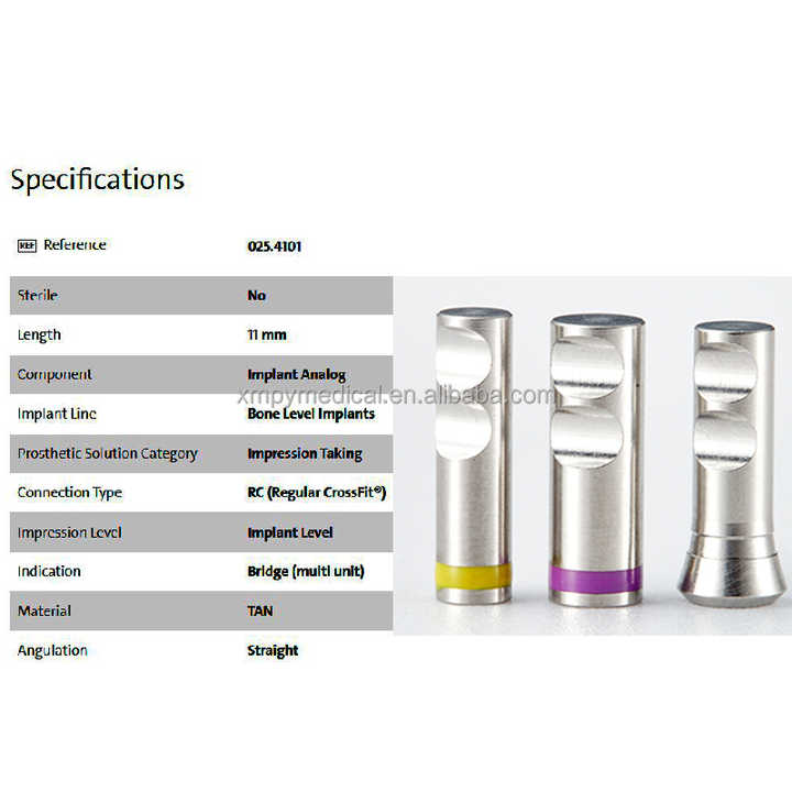 Straumann Implant Analog Fixture Lab Analog for CAD/CAM Dental Model RC ...