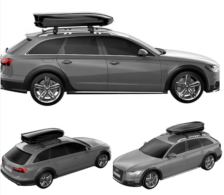 290L Low-Profile Roof Box with Smart Sports Design ABS Material Travel ...
