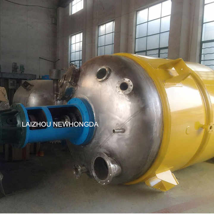 200L jacketed reactor mixing tank reactor stainless steel mixer Steam ...